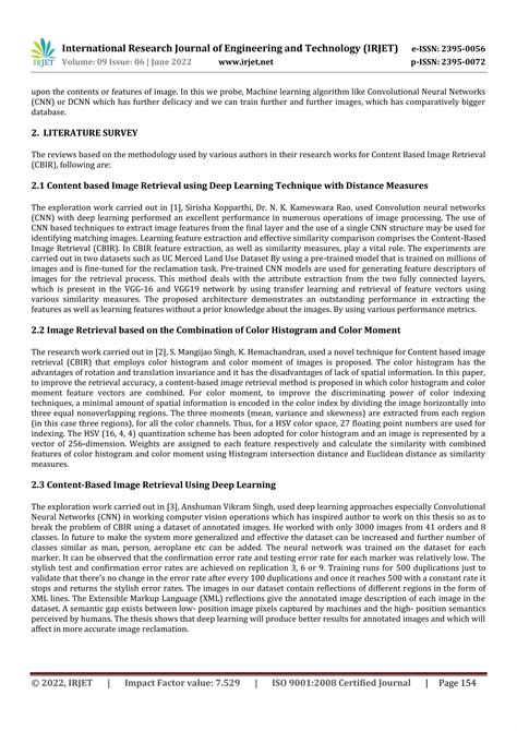 A Survey On Content Based Image Retrieval Using Machine Learning Pdf Databases Computer