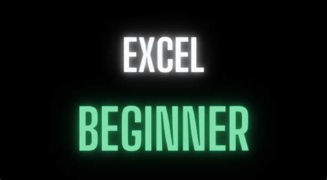 Excel Beginner S Online Course