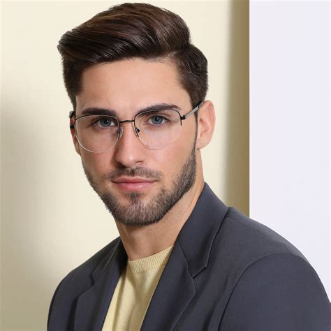 Black Round Half Rim Unisex Eyeglasses By New Balance 145888 Lenskart