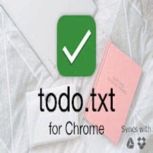 Todo Txt For Chrome Simple Task Management Para Google Chrome