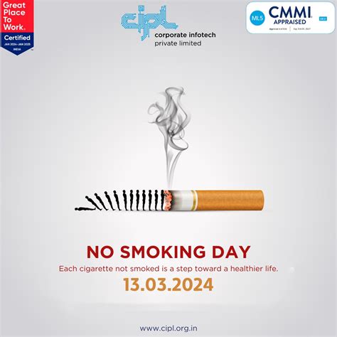 Cipl Corporate Infotech Pvt Ltd On Linkedin Cipl India Nosmokingday Quitsmoking