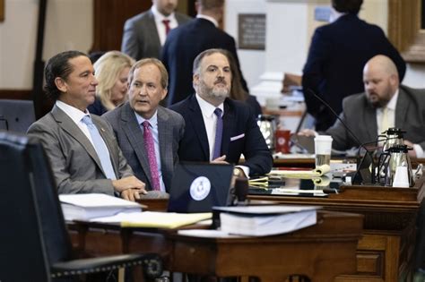 Texas Senators To Resume Deliberations In Ken Paxtons Impeachment