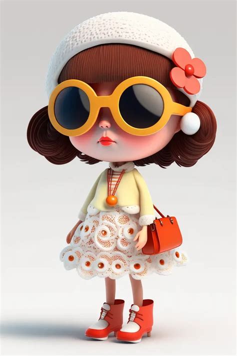 Pop Mart Fashion Girl Toys Midjourney Prompt Promptbase