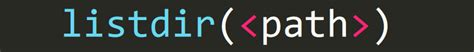 Guia de listagem de arquivos em um diretório em Python listdir x