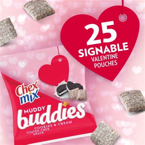 Chex Mix Valentines Cookies And Cream Muddy Buddies Bulk Lunch Box