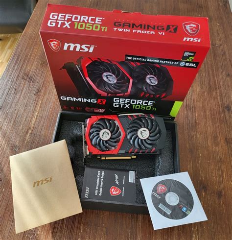 Karta Graficzna MSI GTX 1050 Ti 4GB Gaming X GraKa - 12073080411 ...