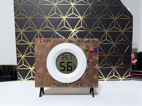 Digital Thermometer And Hygrometer Weather Station By Tase Makerworld