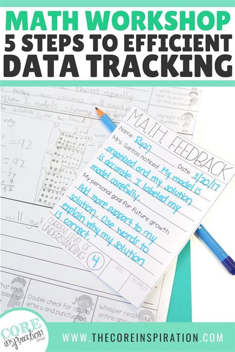 5 steps to efficient data tracking math workshop meet with the teacher