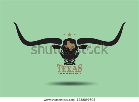 Texas Logo Design Nickname Lone Star Stock Vector Royalty Free