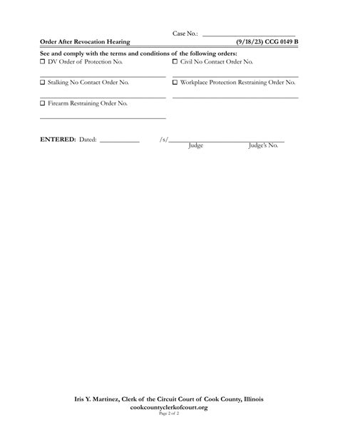 Form Ccg0149 Download Fillable Pdf Or Fill Online Order After