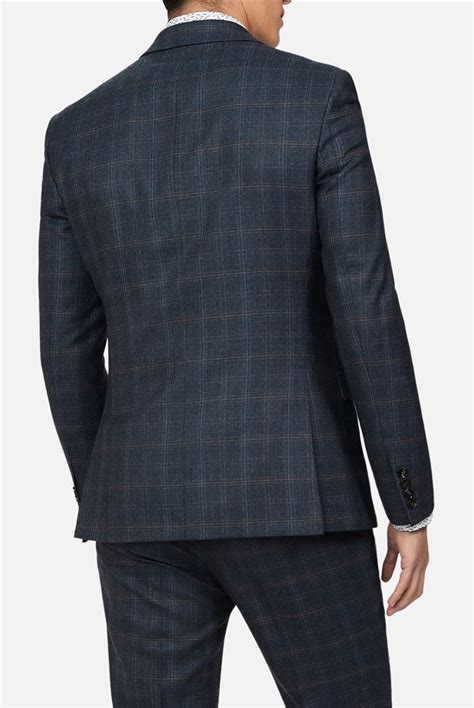 Ted Baker Mens Navy Slim Fit Suit Jacket Suit Direct