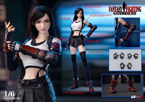 Final Fantasy 7 Tifa Lockhart Fantasy Fighting Goddess Figurky A