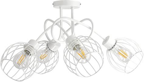 Lampa SUFITOWA żyrandol WISZĄCA LOFT drut kula x Cena Opinie Lampy wiszące