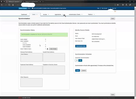 Users Deleted From Cloud Admin Console Are Not Resynchronized In The