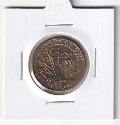 Australian 2018 1 Gold Coast Commonwealth Games Circulated Coin In