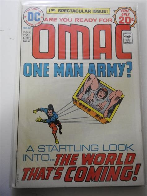 Omac 1 1974 Comic Books Bronze Age Dc Comics Omac Horror