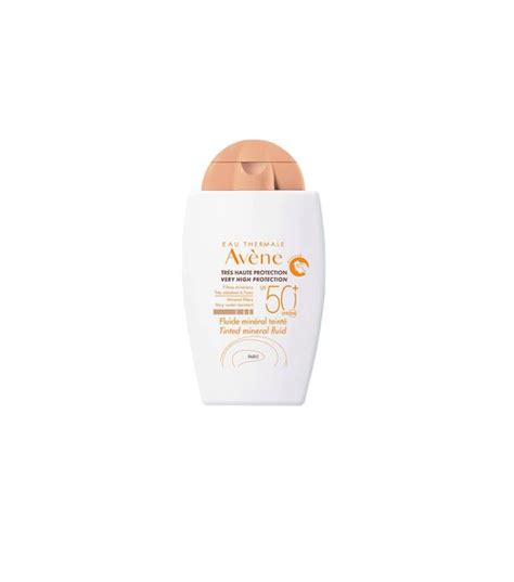 Avene Eau Thermale Mineral Tinted Spf50 Sun Fluid Solaire 40ml Smile