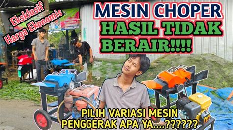 MESIN CACAH HASIL TIDAK BERAIR KAPASITAS JUMBO COCOK UNTUK PETERNAKAN