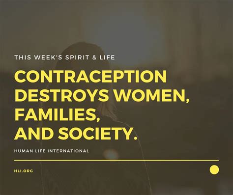 Contraception And Its Deadly Consequences HLI