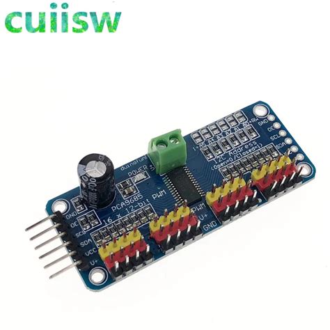 Servomotor Pca9685 Controlador De 16 Canales 12 Bits Pwm E I2c