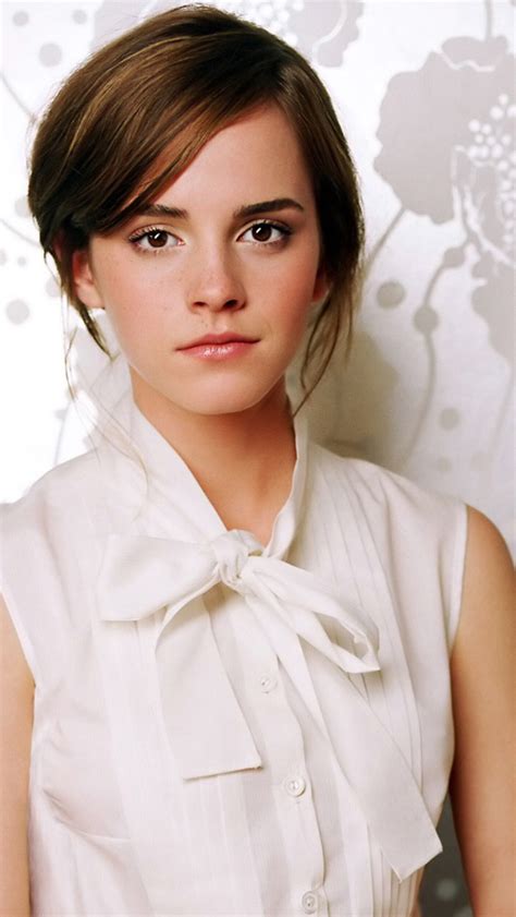 1081x1920 Resolution Emma Watson In White Dress 1081x1920 Resolution