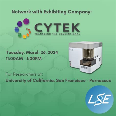 Life Science Exhibits On Linkedin Science Cytek Scientificresearch