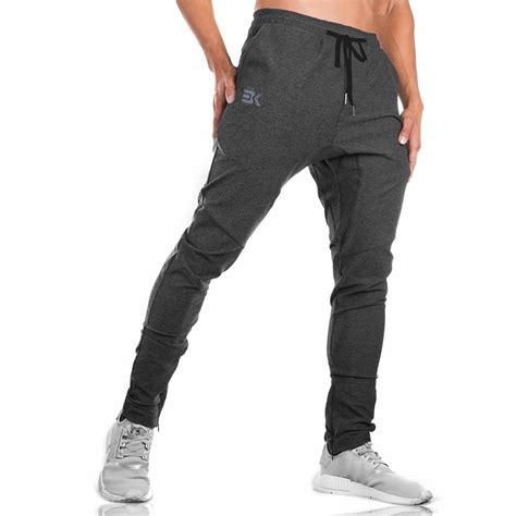 Brokig Mens Joggers Sport Pants Casual Gym Workout Sweatpants With
