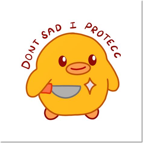 Duck With Knife Meme Duck Funny Posters And Art Prints Teepublic