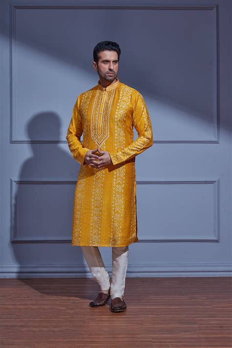 Rich Gold Yellow Kurta Set