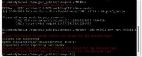 Mkv To Mp4 Remux Not Working In MP4Box On Linux Issue 2306 Gpac