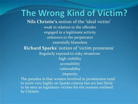 Prostitution And Victimisation A Realist Analysis Roger Matthews Ppt