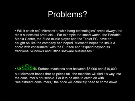 PPT Microsoft Surface PowerPoint Presentation Free Download ID 16398