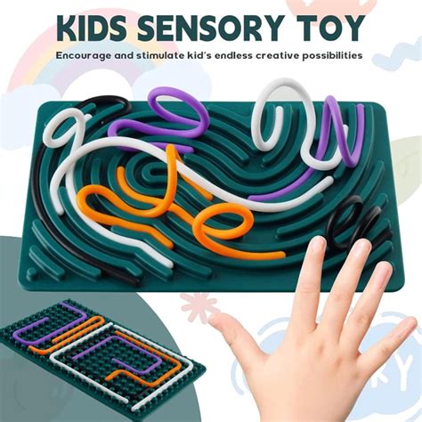 Silicone Sensory Activity Board Decompression Toy And Stress Relief
