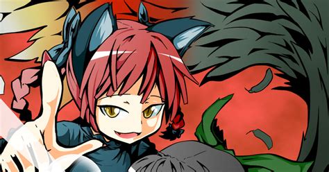 東方 おりんとおくう イカのイラスト Pixiv