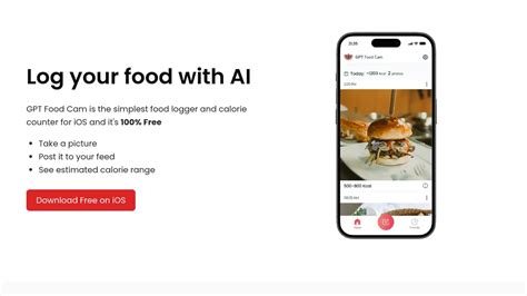 GPT Food Cam The Simplest AI Powered Food Logger And Calorie Counter