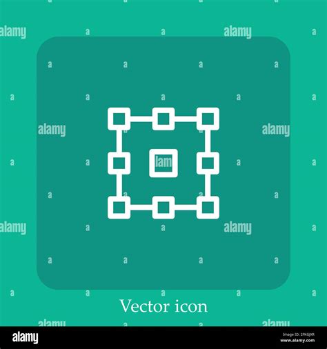 transform vector icon linear icon line with editable stroke stock