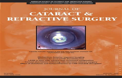 Pentacam Keratometry And Iol Power Calculation Journal Of Cataract And Refractive Surgery