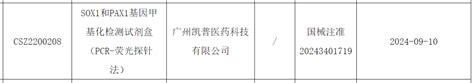 又来一个凯普生物基因甲基化试剂盒正式获批 早筛网