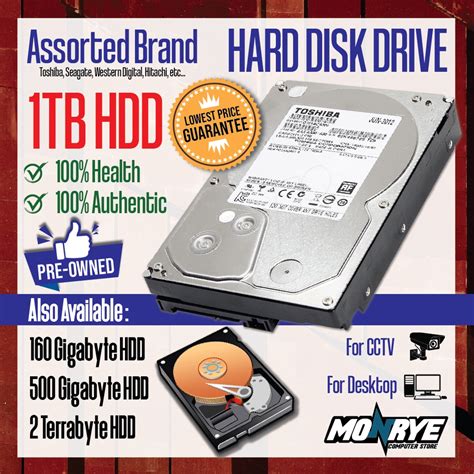Hdd 100 Health Options 1tb Hdd Or 2tb Hdd Assorted Brands