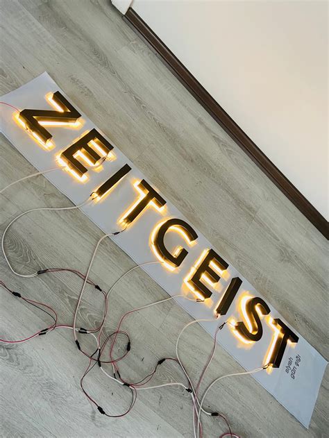 3d Backlit Sign 3d Led Signage Custom Outdoor Logo Light Etsy