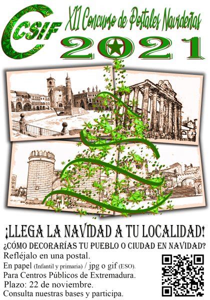 CSIF XII CONCURSO DE POSTALES NAVIDEÑAS DE CSIF