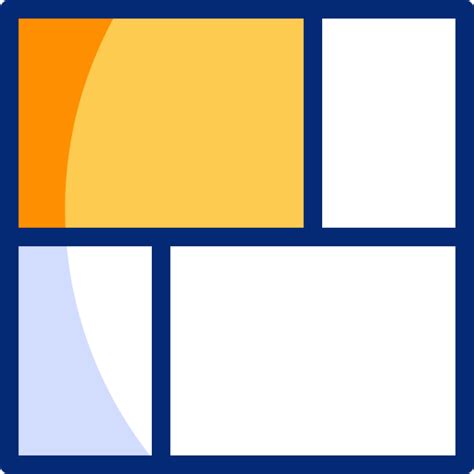 Layout Basic Accent Lineal Color Icon