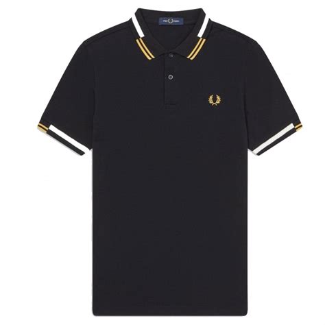 Fred Perry Abstract Tipped Polo Shirt Clothing Natterjacks