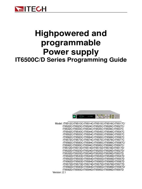 it6500c d series programming guide pdf electrical engineering
