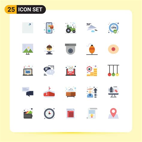 Set Of 25 Vector Flat Colors On Grid For Altering Image Security Farm Encryption Paper Editable