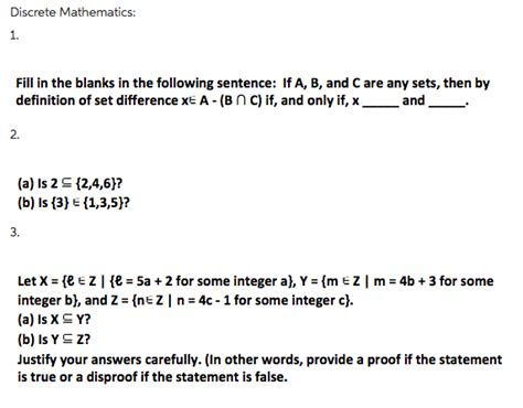 Difference Math Definition