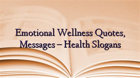 Emotional Wellness Quotes Messages Health Slogans Technewztop