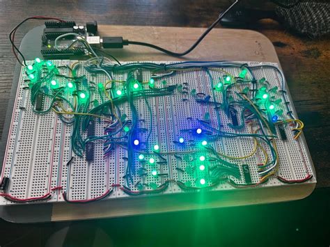 How To Turn Off Many Leds Controlled By 74hc595 With A Transitor Leds And Multiplexing