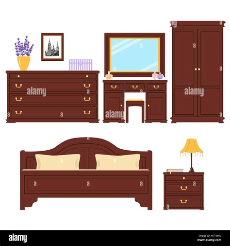 Standard Bed Stock Vector Images Alamy