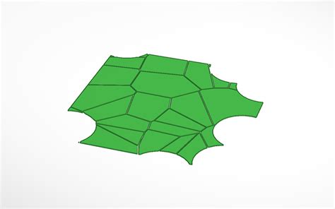 3d Design Aacc Burger Lettuce Tinkercad